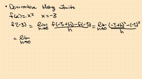 ⏩SOLVED:Use (a) the h →0 definition of the derivative and then (b)… | Numerade