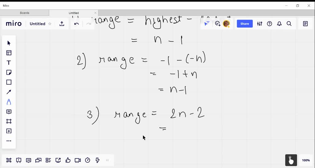 SOLVED:Find the mean of the following data: Range of first n natural ...