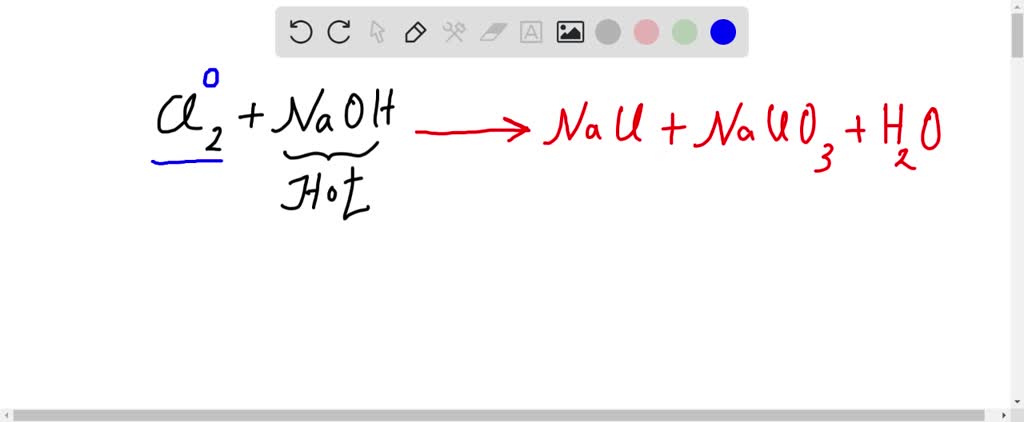 SOLVED:When Cl2 is passed through hot NaOH solution, oxidation number ...