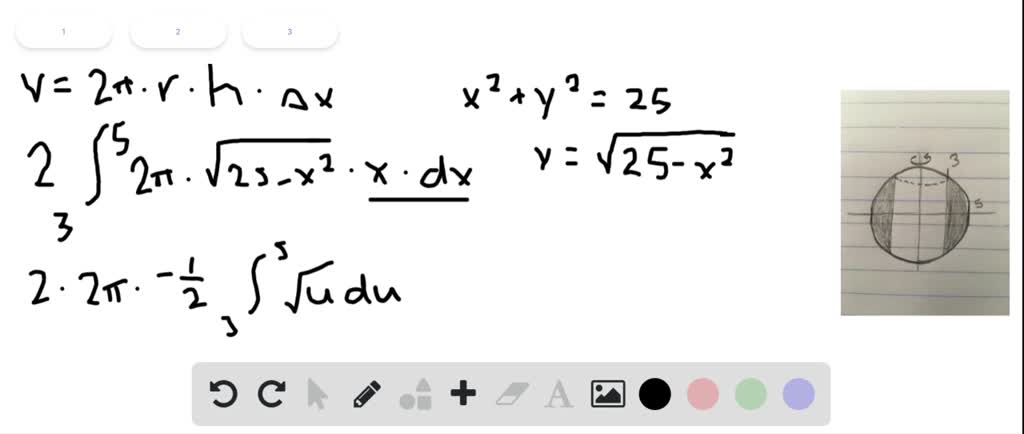 A bead is formed from a sphere of radius 5 by drilling through a ...