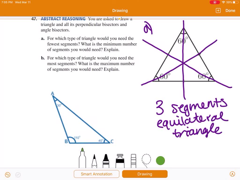 ABSTRACT REASONING You are asked to draw a triangle and all its ...