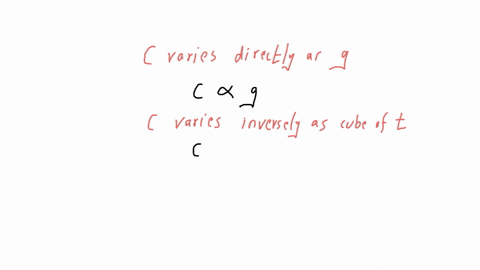 Translate each statement of variation into an equation, and...