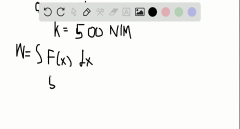 SOLVED:Calculating work for different springs Calculate the work ...