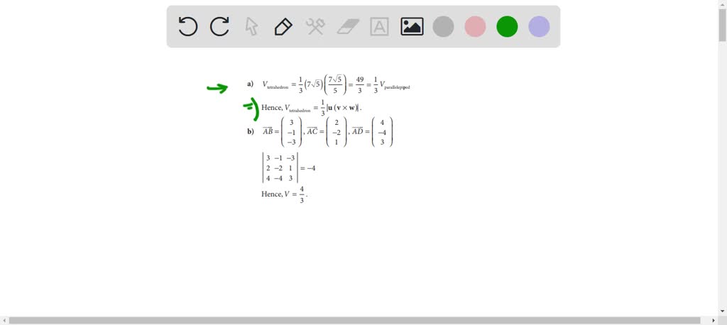 SOLVED: The diagram shows a parallelepiped A B C E F D H G with vertices A(0,0,0), E(3,-1,2), C ...