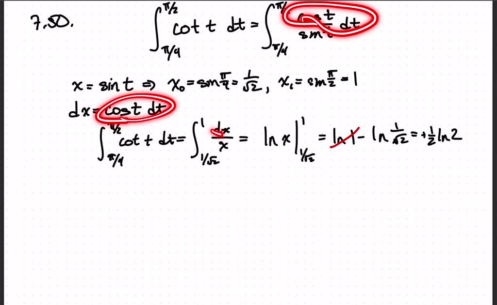 SOLVED:Evaluating a Definite Integral In Exercises 41-48, use a table of integrals to evaluate ...