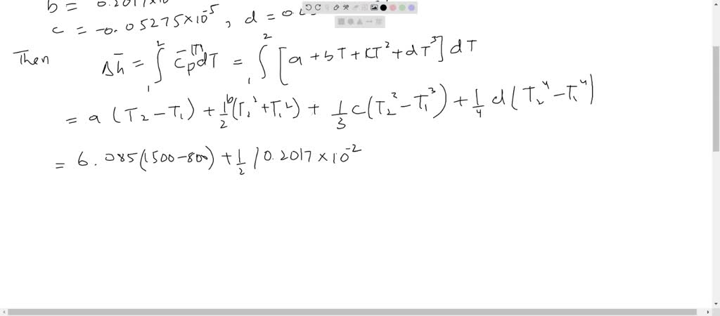 ⏩SOLVED:Determine the enthalpy change Δh of oxygen, in Btu/ … | Numerade