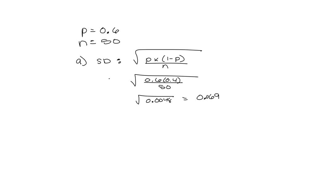 Distribution of μ. Suppose the true population proportion were p=0.6 ... Distribution of μ. Suppose the true population proportion were p=0.6 ...