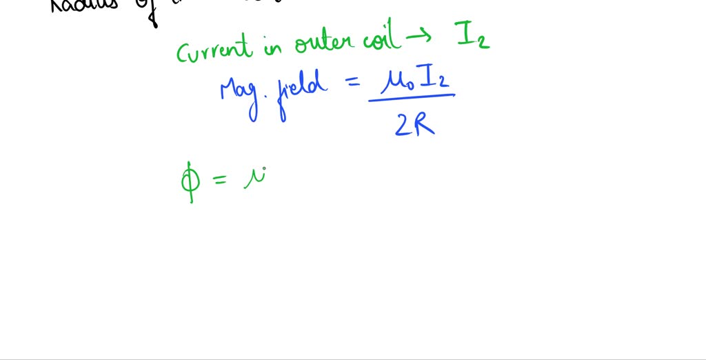 A small circular coil of radius r is totally inside a much larger ...