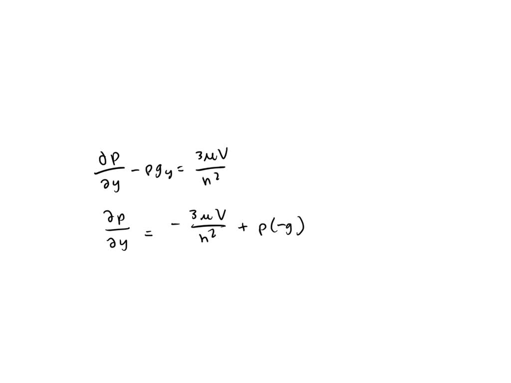 SOLVED:A fluid of viscosity ηflows steadily between two infinite parallel plane walls a distance ...
