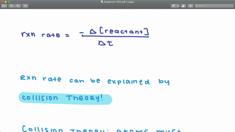 Chapter 16, Reaction Rates Video Solutions, Chemistry Matter and Change ...