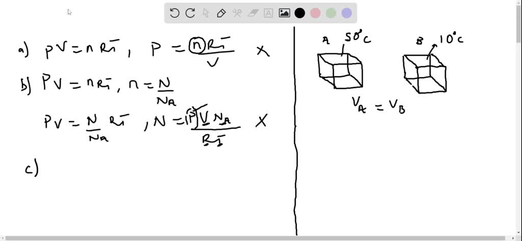 SOLVED:We have two equal-size boxes, A and B . Each box contains gas ...