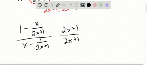SOLVED:Simplify. 1 x-1-2 x