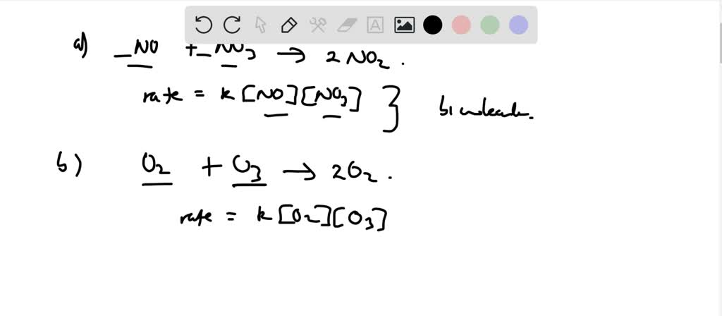Solved Objective Write The Rate Law From An Elementary Step And Determine Its Molecularity
