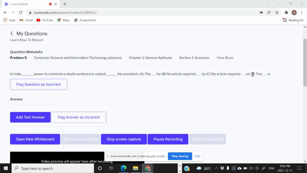 SOLVED:In India, power to commute a death sentence is vested the ...