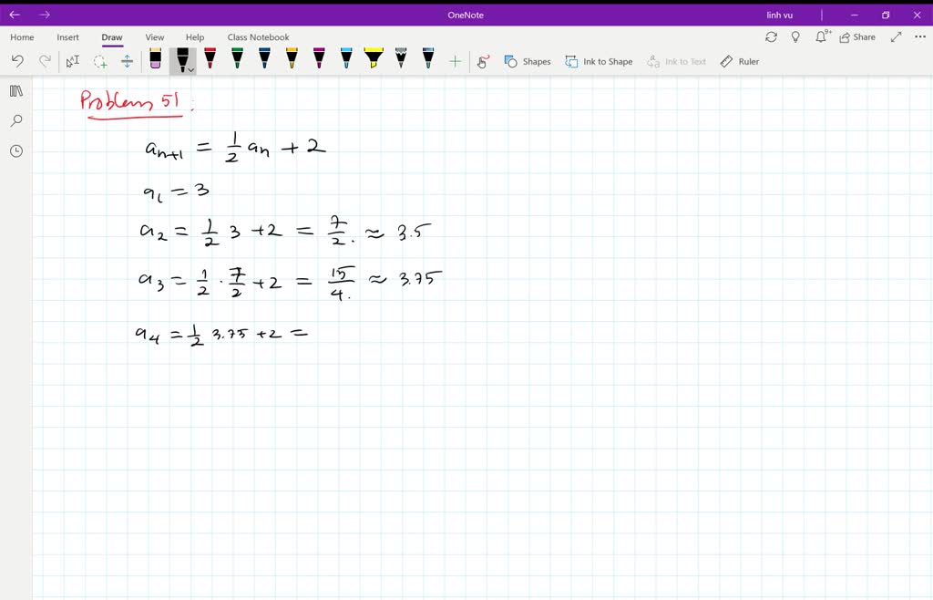 SOLVED:Recurrence relations Consider the following recurrence relations ...