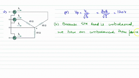 SOLVED:The system voltage is a 208Y/120-volt 3-phase. The branch ...