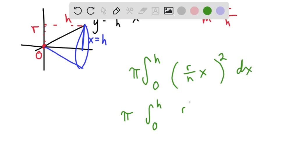 SOLVED:Find the formula for the volume of a right circular cone of ...