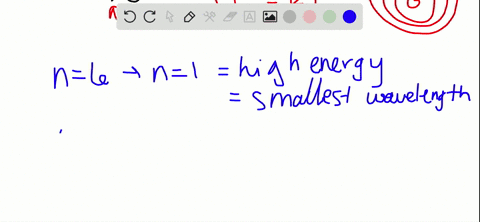 SOLVED: Calculate the longest and shortest wavelengths of light emitted ...