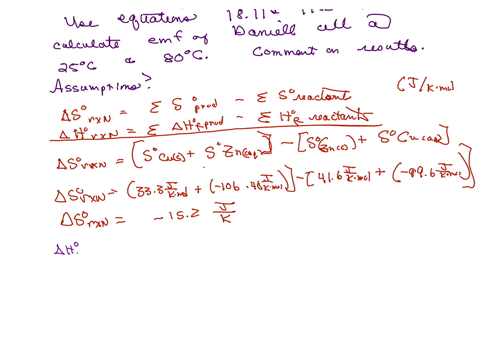 ⏩SOLVED:Use Equations (17.10) and (18.3) to calculate the emf values… | Numerade