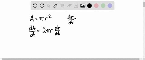 ⏩SOLVED:Area The radius r of a circle is increasing at a rate of 3… | Numerade