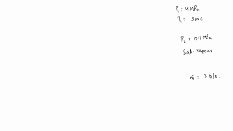 ⏩SOLVED:Steam expands in an adiabatic turbine from 8 MPa and 500^∘ C… | Numerade