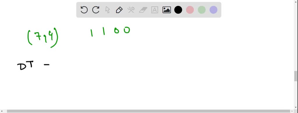 SOLVED:What is the result of encoding the messages using the (7,4) Hamming code of Example 3.70 ...