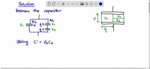 ⏩SOLVED:A parallel-plate capacitor is constructed using three… | Numerade