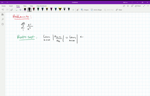 SOLVED:The Ratio Test Use the Ratio Test to determine whether the ...