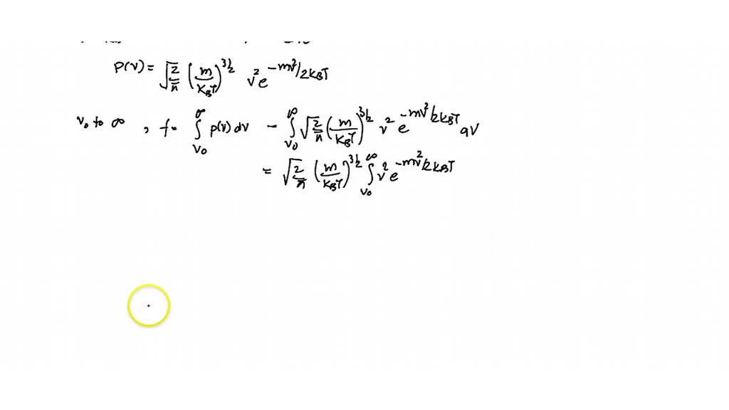 Using the Maxwell speed distribution, (a) write an integral expression ...