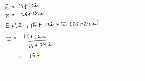 ⏩SOLVED:The formula E=I Z, where E represents voltage, I represents ...