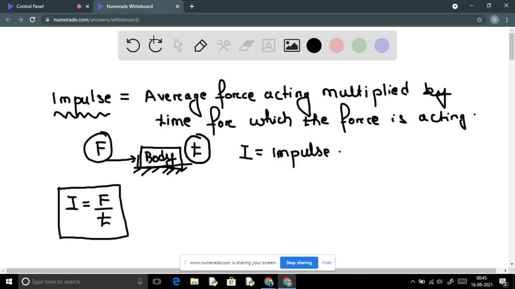 SOLVED:Impulse is defined as the average force acting on an object ...