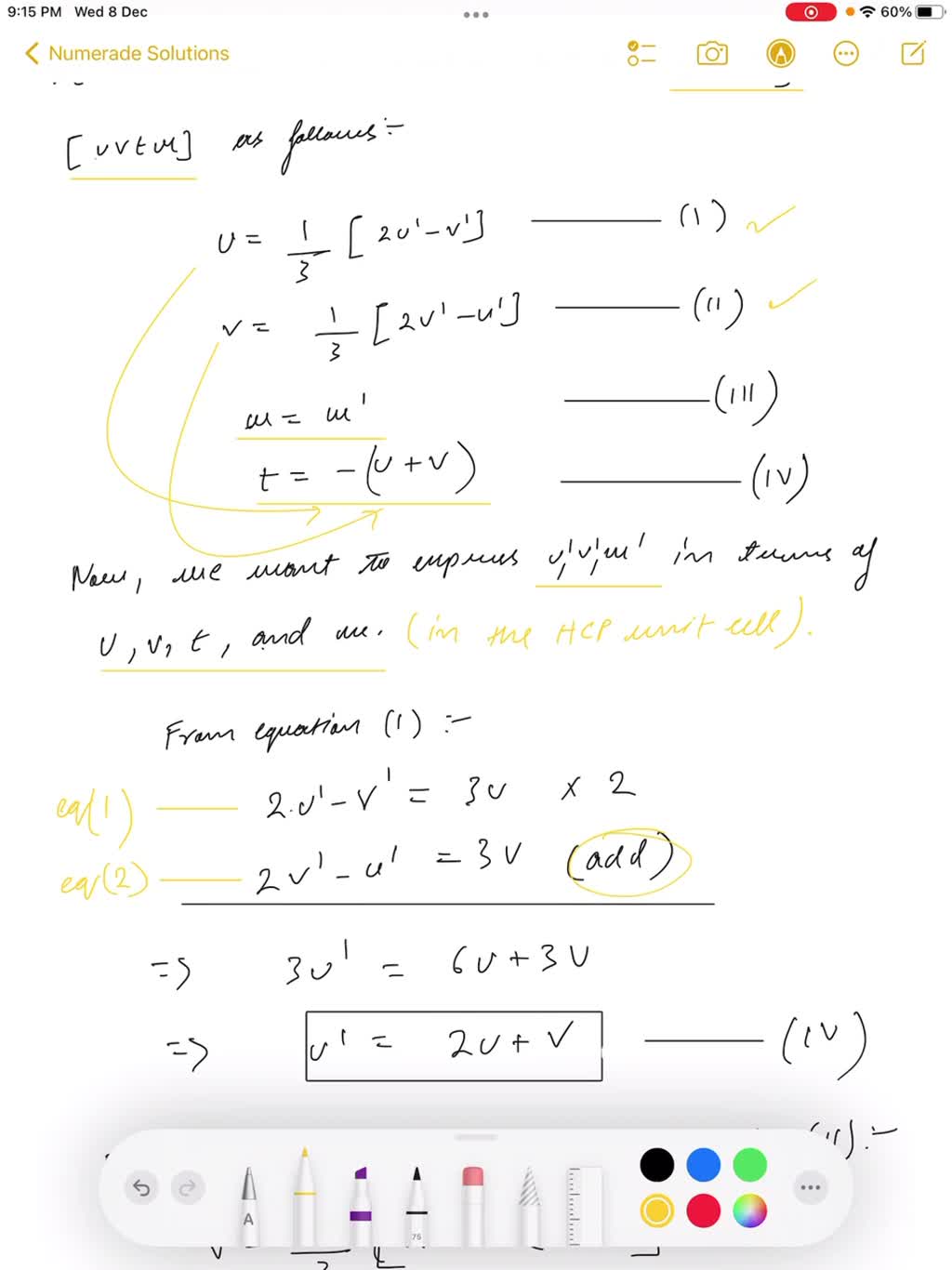SOLVED:Using Equations 3.11 a-3.11 d, derive expressions for each of ...