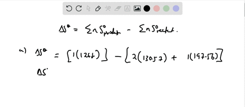 ⏩SOLVED:Use data from Appendix G to calculate the standard entropy ...