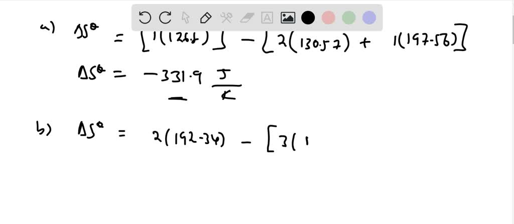⏩SOLVED:Use data from Appendix G to calculate the standard entropy… | Numerade