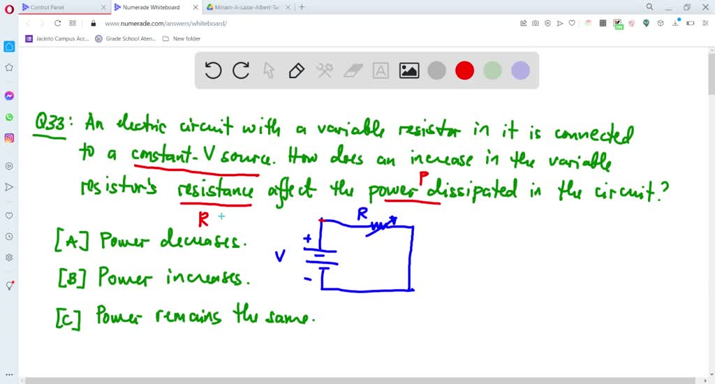 SOLVED:Note that question 33 has only three choices. An electric ... SOLVED:Note that question 33 has only three choices. An electric ...