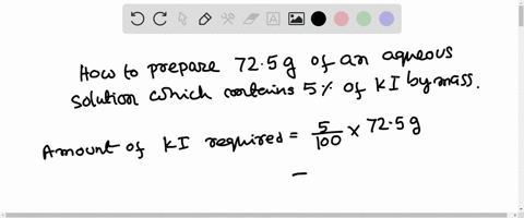 SOLVED:How would you prepare 72.5 g of an aqueous solution that is 5.00 ...