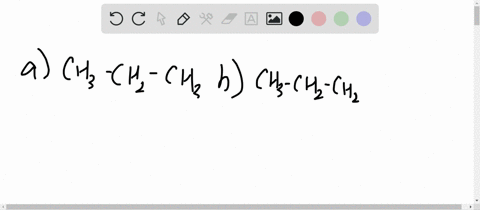 SOLVED:Draw the condensed structural formula for alkanes or the ...