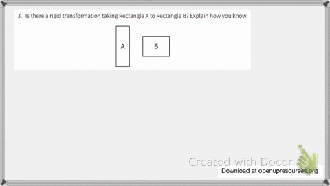 The orange and blue square in Figure 67 are rigidly equivalent. How many different rigid motions ...