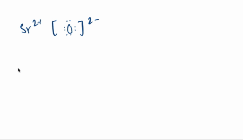 SOLVED:Write the Lewis symbols that represent the ions in each ionic ...
