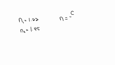 ⏩SOLVED:Substance 1 has an index of refraction equal to 1.22;… | Numerade