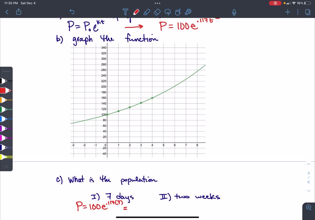 SOLVED:Under ideal conditions, a population of rabbits has an ...