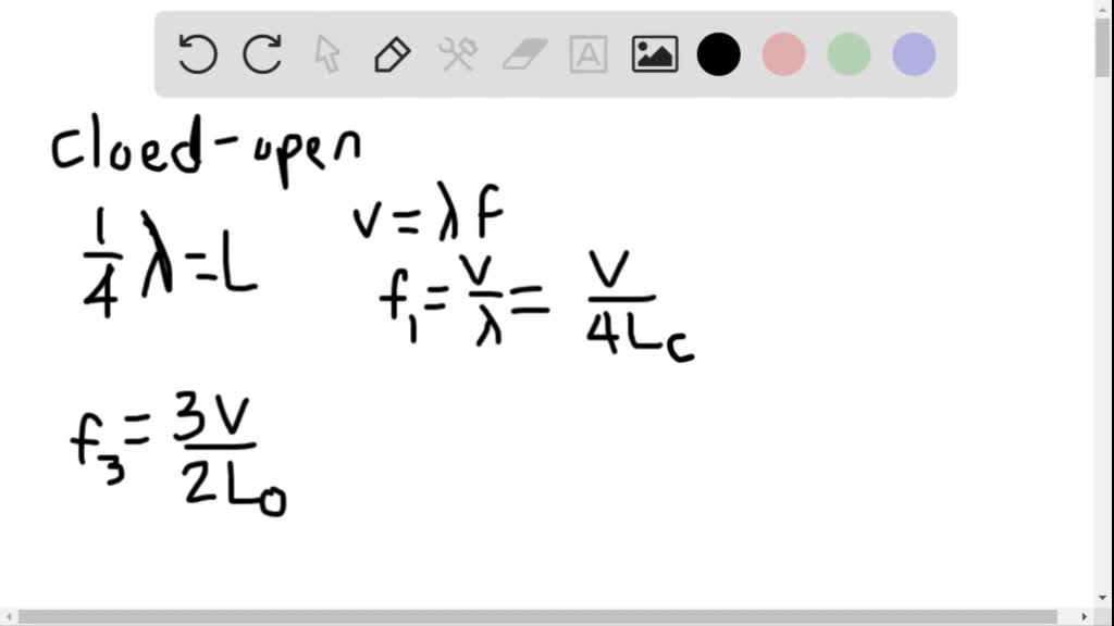 An open-open organ pipe is 78.0 cm long. An open-closed pipe has a ...