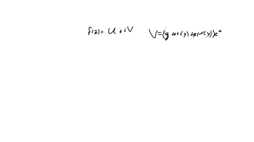SOLVED:Find an analytic function of z=x+i y whose imaginary part is (y ... SOLVED:Find an analytic function of z=x+i y whose imaginary part is (y ...