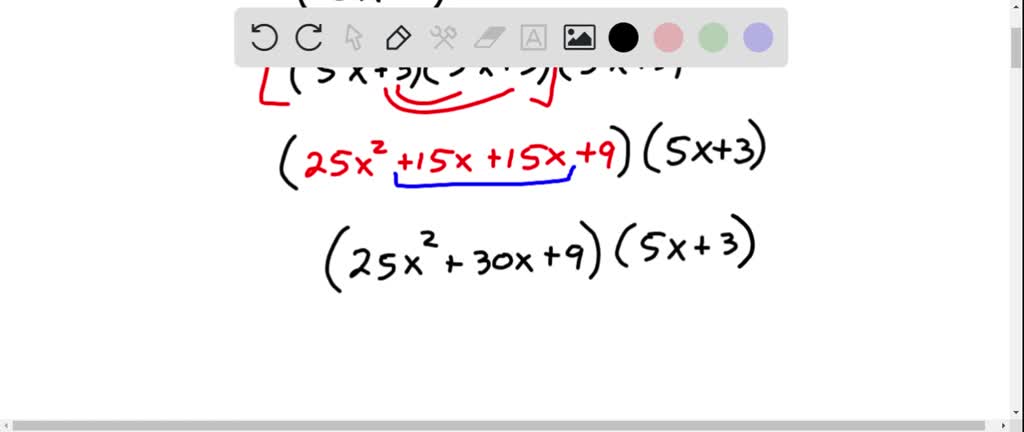 SOLVED: Expanding Brackets when cubed eg (x - 5)3 Answer given is ...