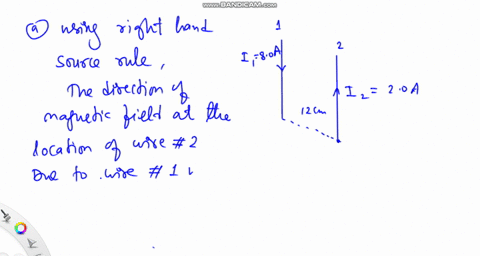 SOLVED:Two long, straight, parallel wires 10 cm apart carry currents in ...