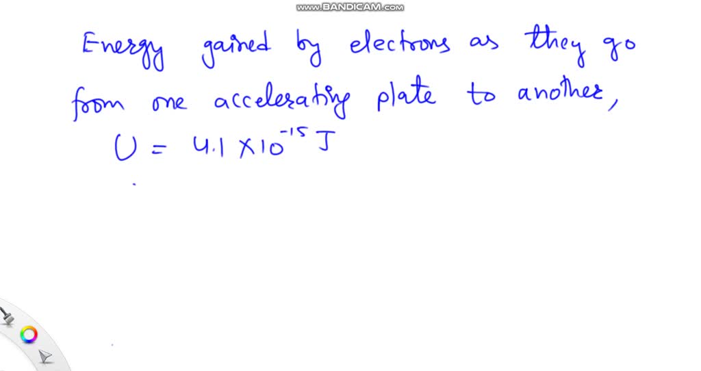 A computer monitor accelerates electrons between two plates and sends ...