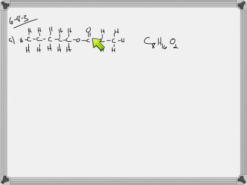SOLVED:Below are the structural formulas for four esters. Write the correct molecular formula ...