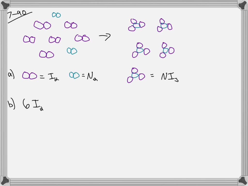 If blue spheres represent nitrogen atoms, purple spheres represent ...