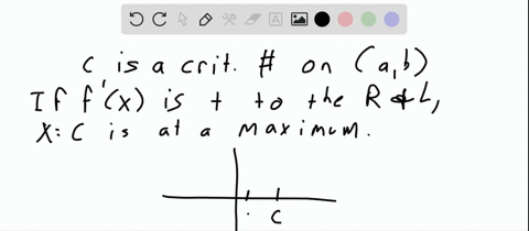 SOLVED:True or False Suppose c is a critical number of f and (a, b) is an open interval ...