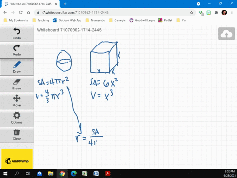 SOLVED: A sphere and a cube have the same surface area. Which shape has ...